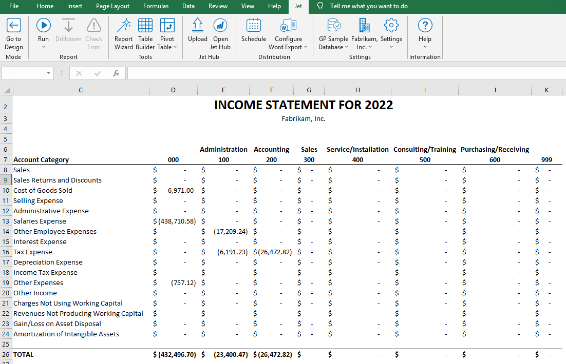 How to generate Dynamics GP financial reports in Excel | Rand Group
