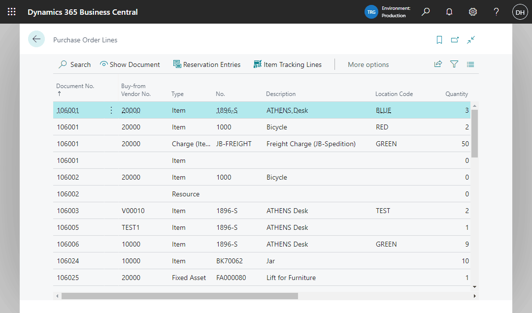 How to view and filter all purchase lines in Business Central | Rand Group